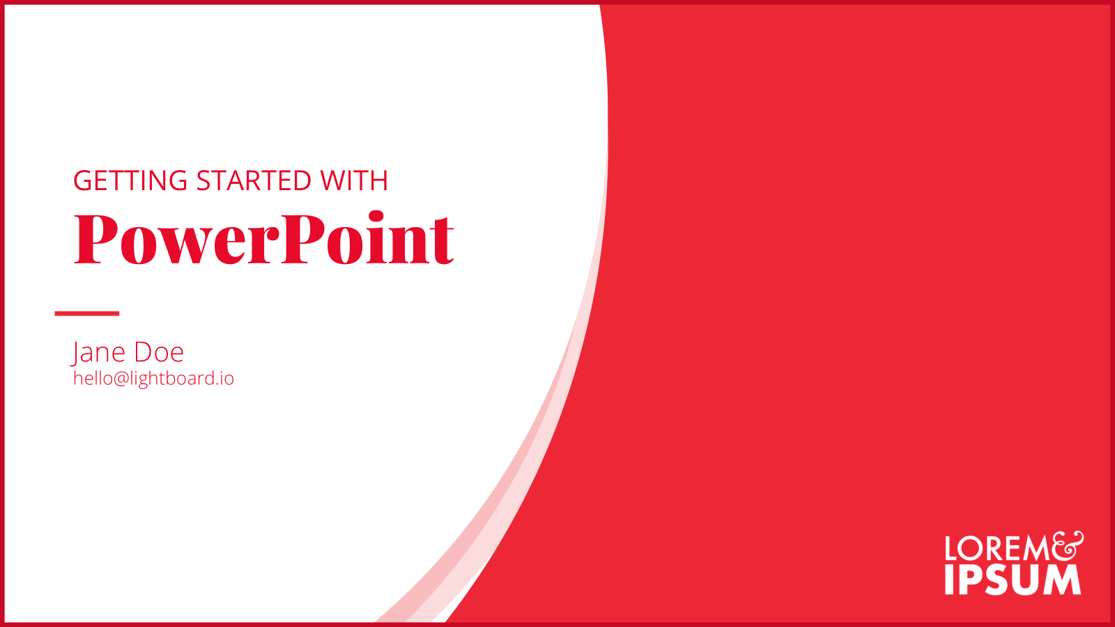 PowerPoint Presentation Cover Page Templates